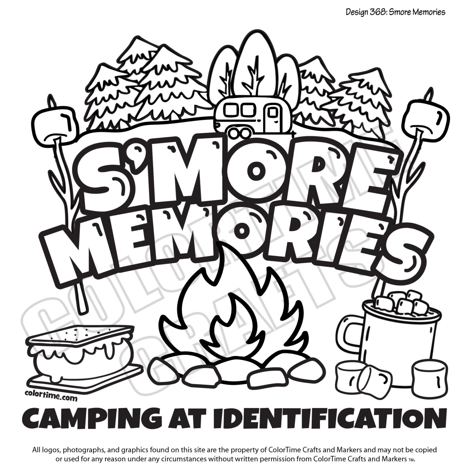 Campground Designs – Colortime Crafts and Markers